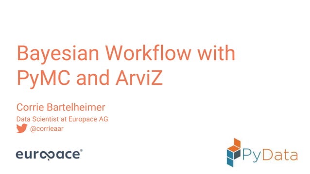 Bayesian workflow with PyMC3 and ArviZ | PPT