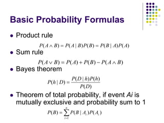bayesNaive algorithm in machine learning | PPT