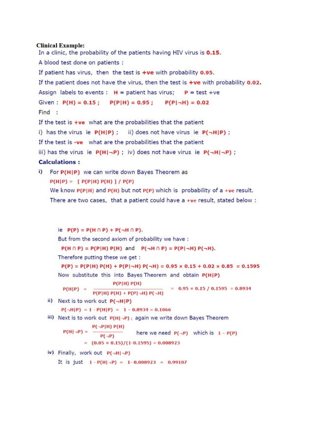 Bayes Problem Classification And Solutiondocx