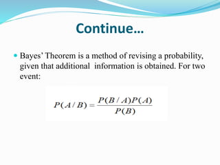 Bayes rule (Bayes Law) | PPTX