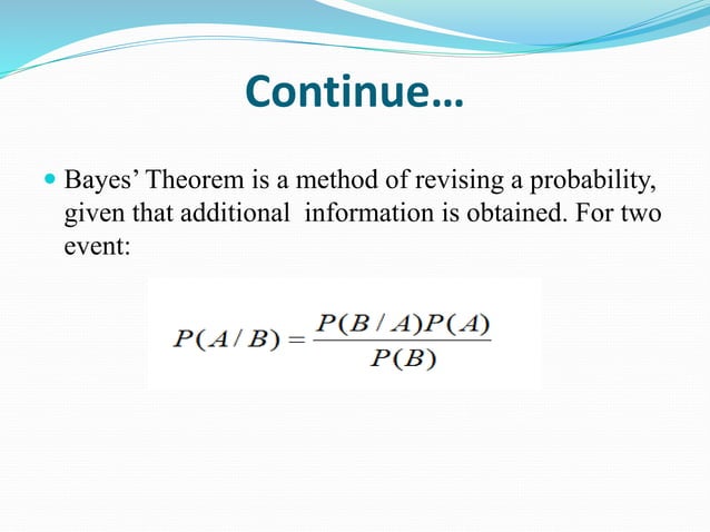 Bayes rule (Bayes Law) | PPTX | Physics | Science