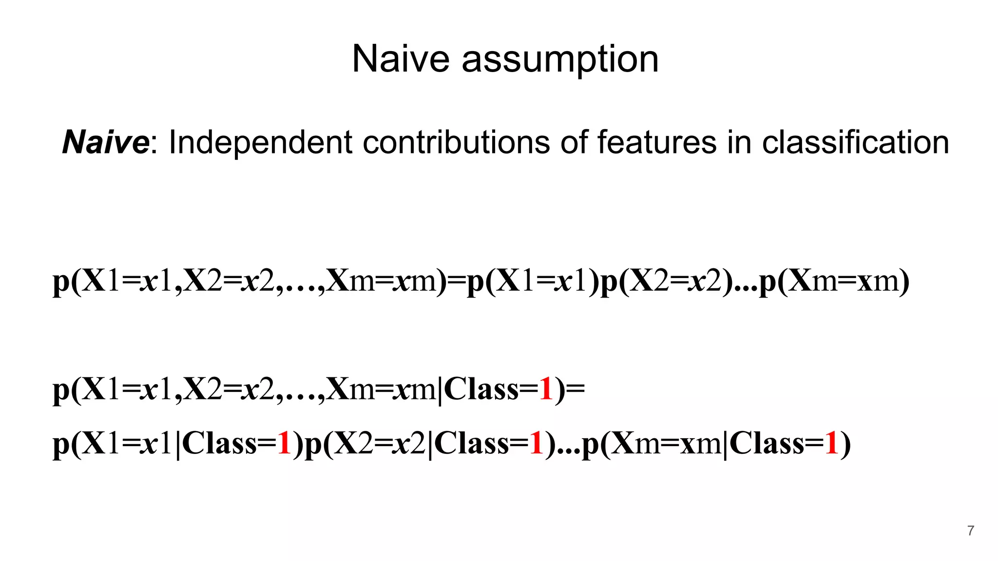 Bayes rule and naive bayes classifier | PPTX | Technology & Computing