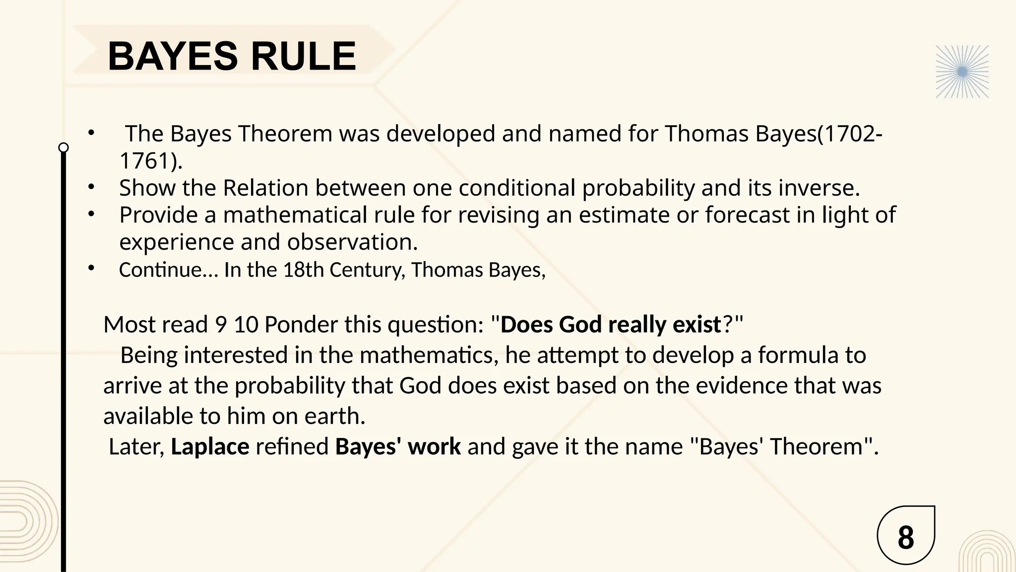 presentation about Bayes Rules with examples.pptx