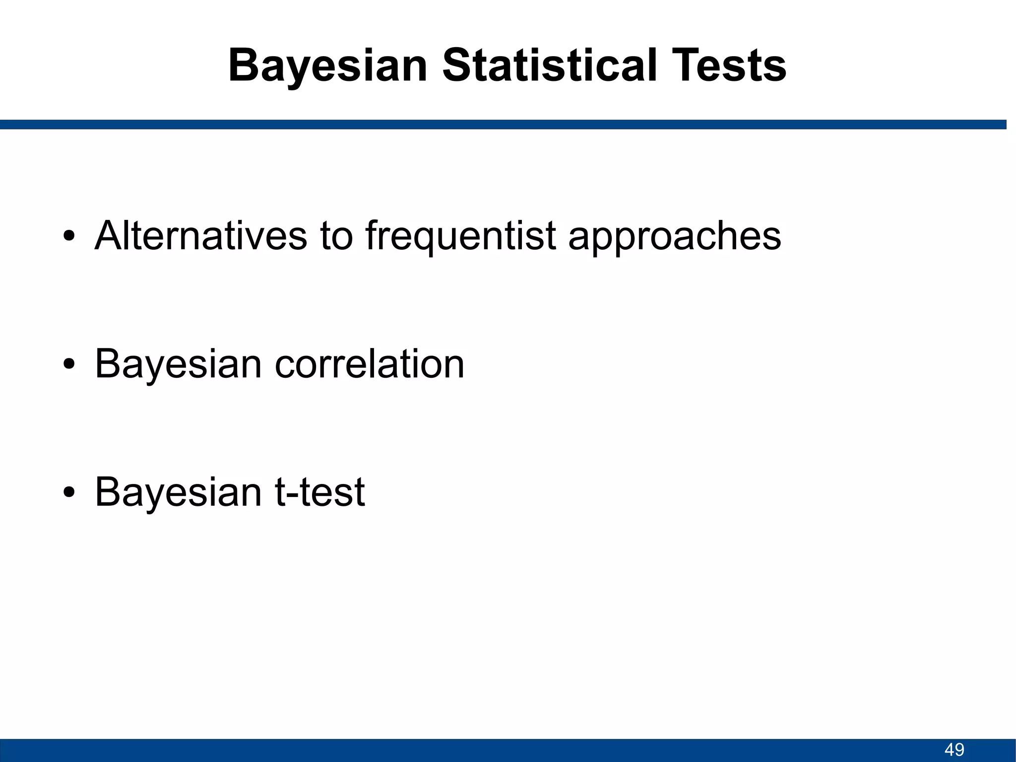 Introduction to Bayesian Statistics | ODP | Cancer | Diseases and ...