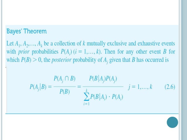 BAYES' Theorem.ppt examples and practice questions | PPT
