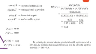 BAYES’ THEOREM, APPLICATIONS AND SOLUTIONS OF PROBLEMS | PPTX