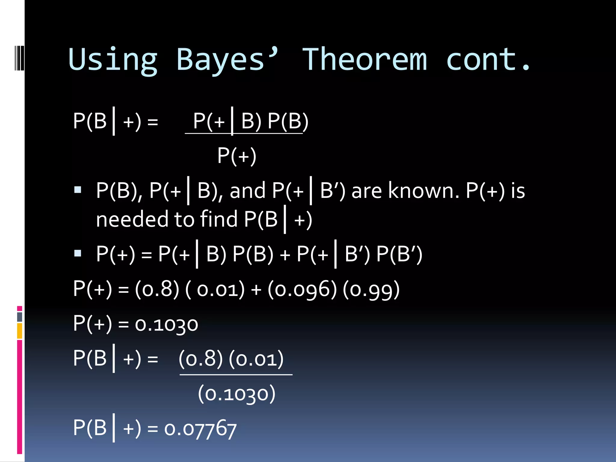 Bayes Theorem | PPTX