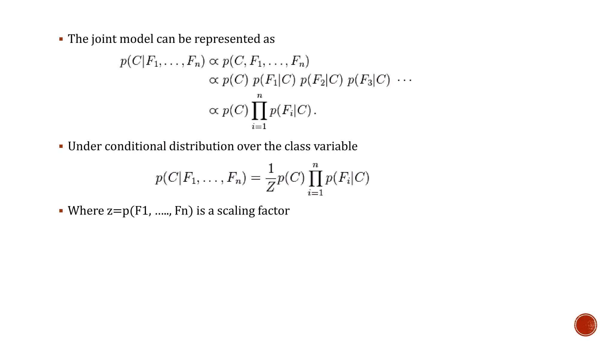 Bayes’ theorem and logistic regression | PPTX