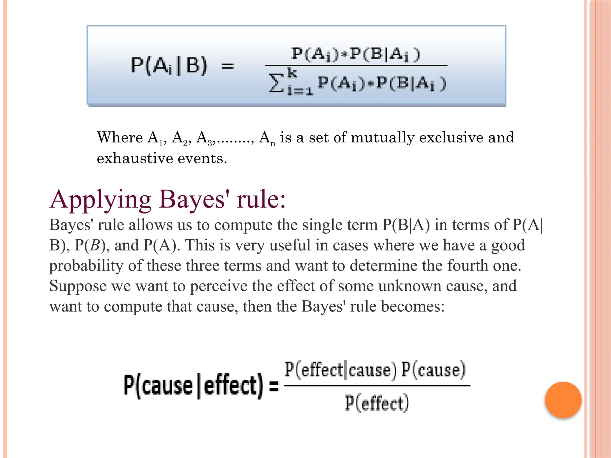 Bayes' theorem in Artificial intelligence.pptx