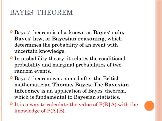 Bayes' theorem in Artificial intelligence.pptx