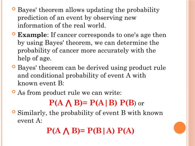 Bayes' theorem in Artificial intelligence.pptx