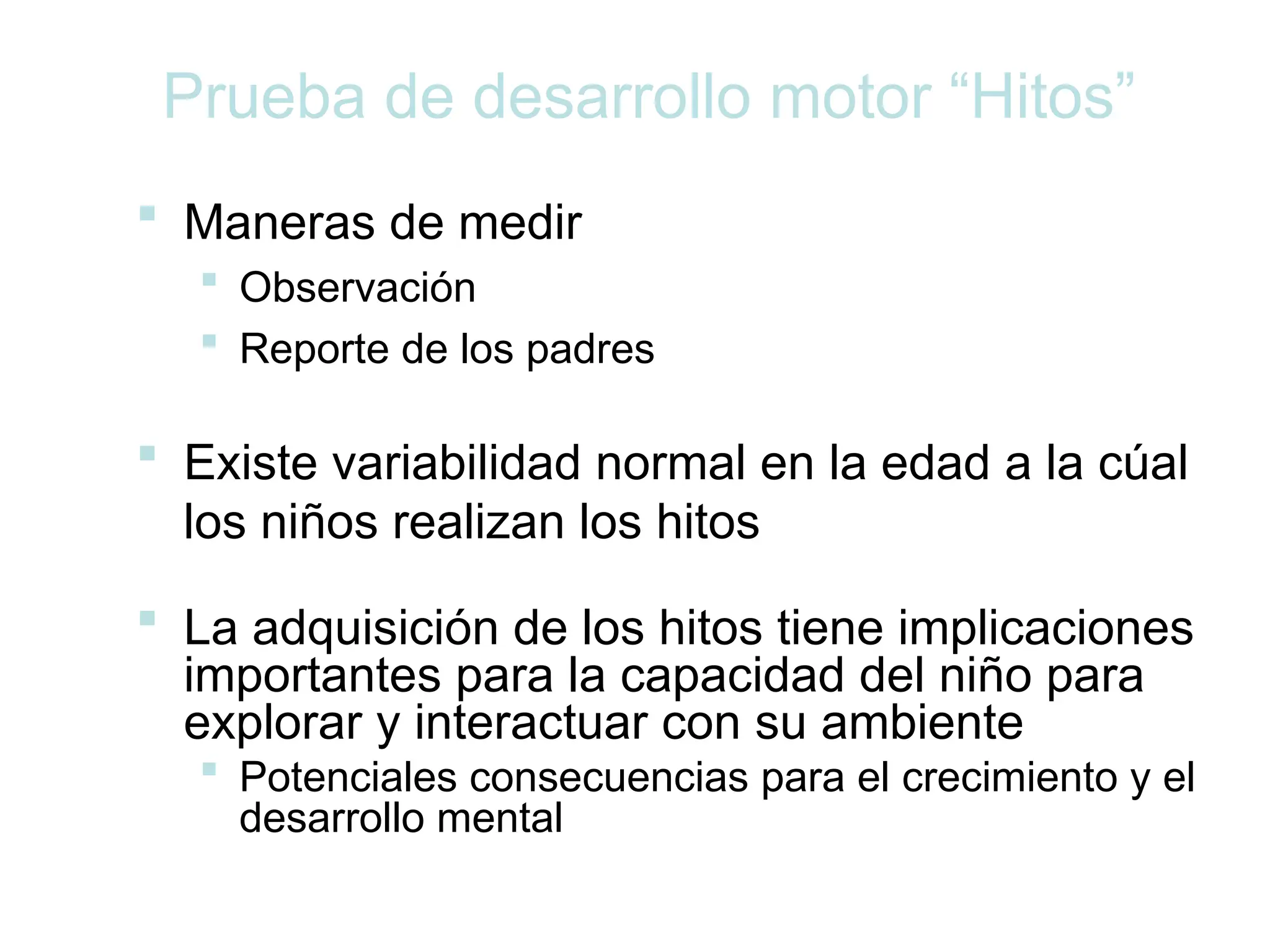 Escala de desarrollo motor Bayley-II/Psi | PPT