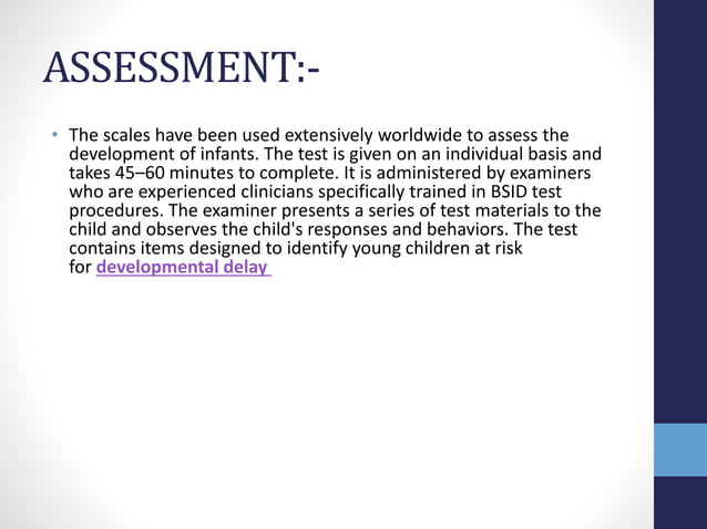 Bayley scale | PPTX | Parenting Babies and Toddlers | Parenting