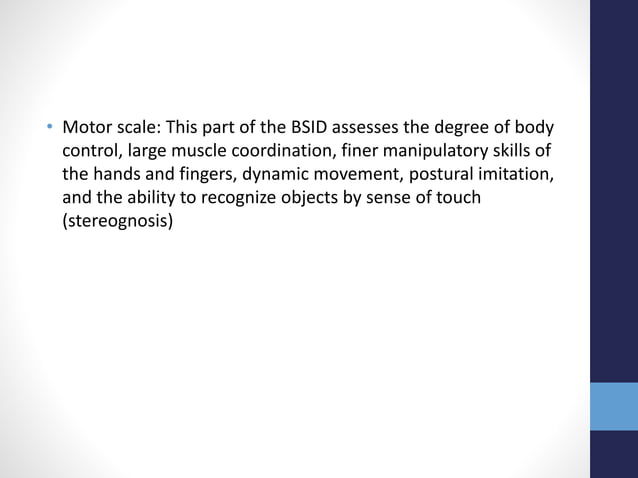 Bayley scale | PPT
