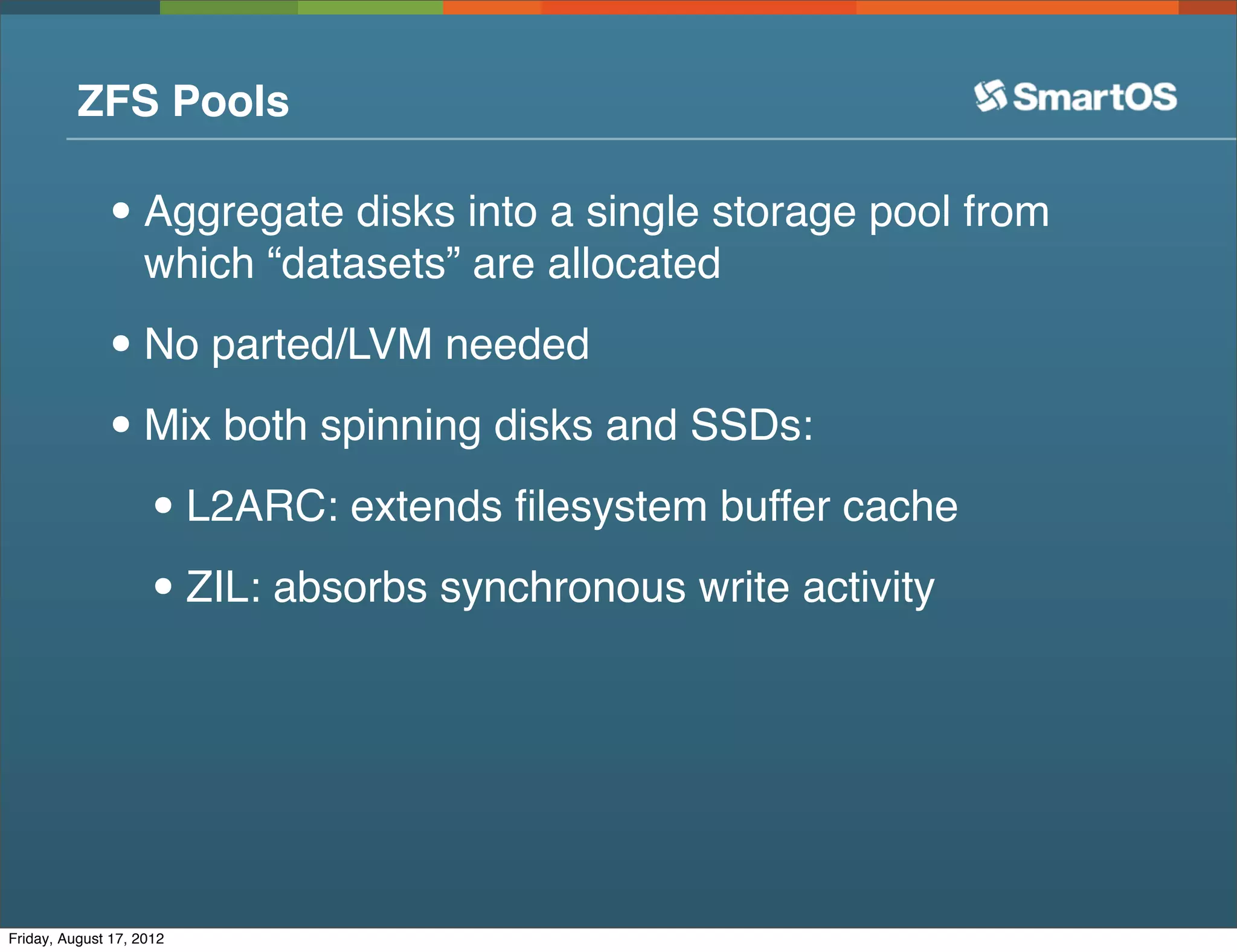 SmartOS ZFS Architecture | PPT