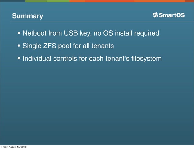 SmartOS ZFS Architecture | PPT