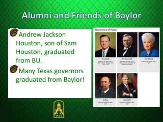 Baylor University | PPTX | College Education | Education
