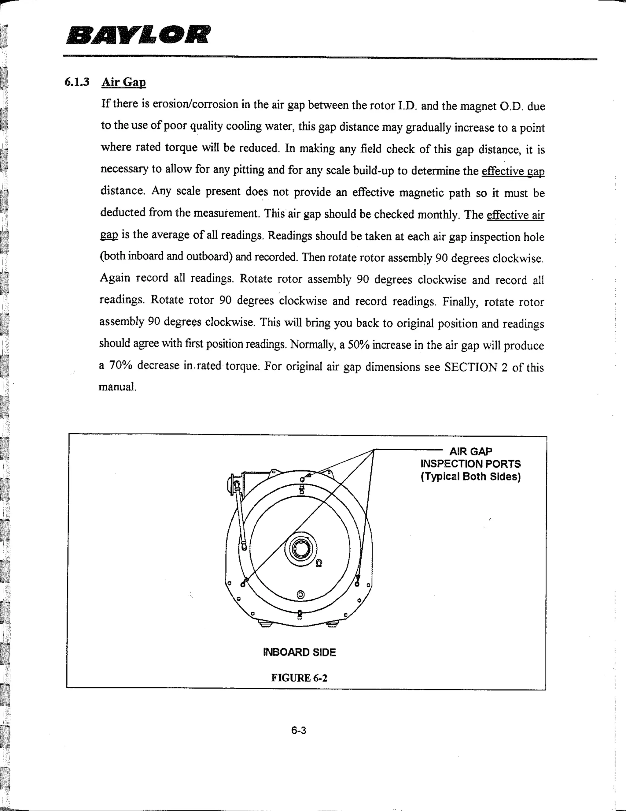 Baylor Elmagco Eddy Current Brake, Model 7838 Installation, Operation ...