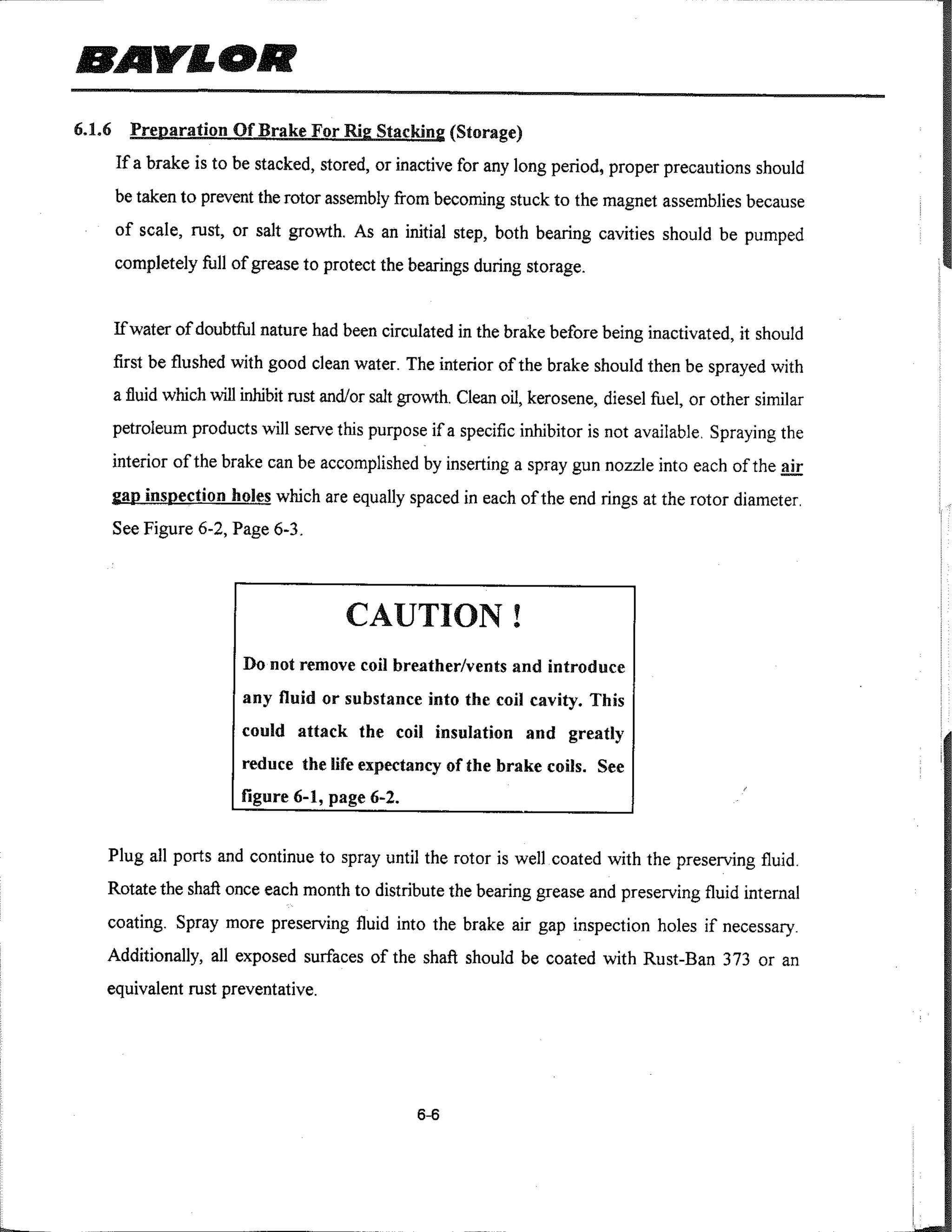 Baylor Elmagco Eddy Current Brake, Model 7838 Installation, Operation ...