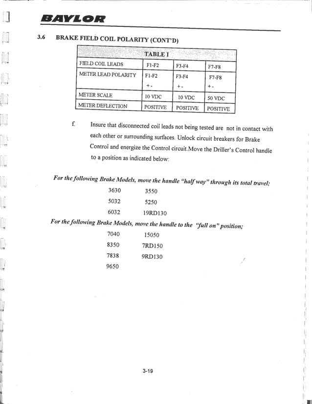 Baylor Elmagco Eddy Current Brake, Model 7838 Installation, Operation ...