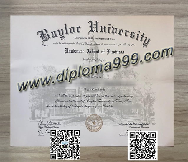 Baylor University diploma | PDF