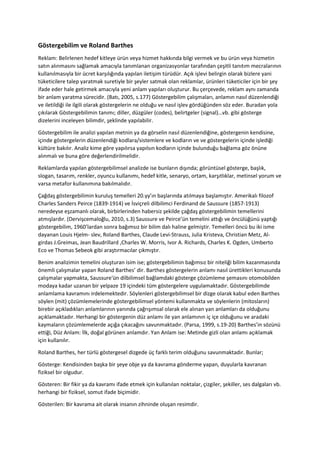 Baymak Reklam Analizi | PDF