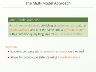 Multi-model databases and node.js