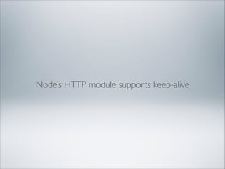 Socket Utilization in Node.js