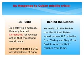 Bay of Pigs and the Cuban Missile Crisis | PPT
