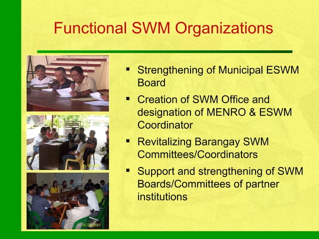 Bayombong swm initiatives | PPS