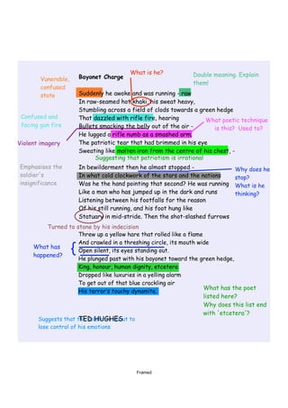 Bayonet Charge Poem