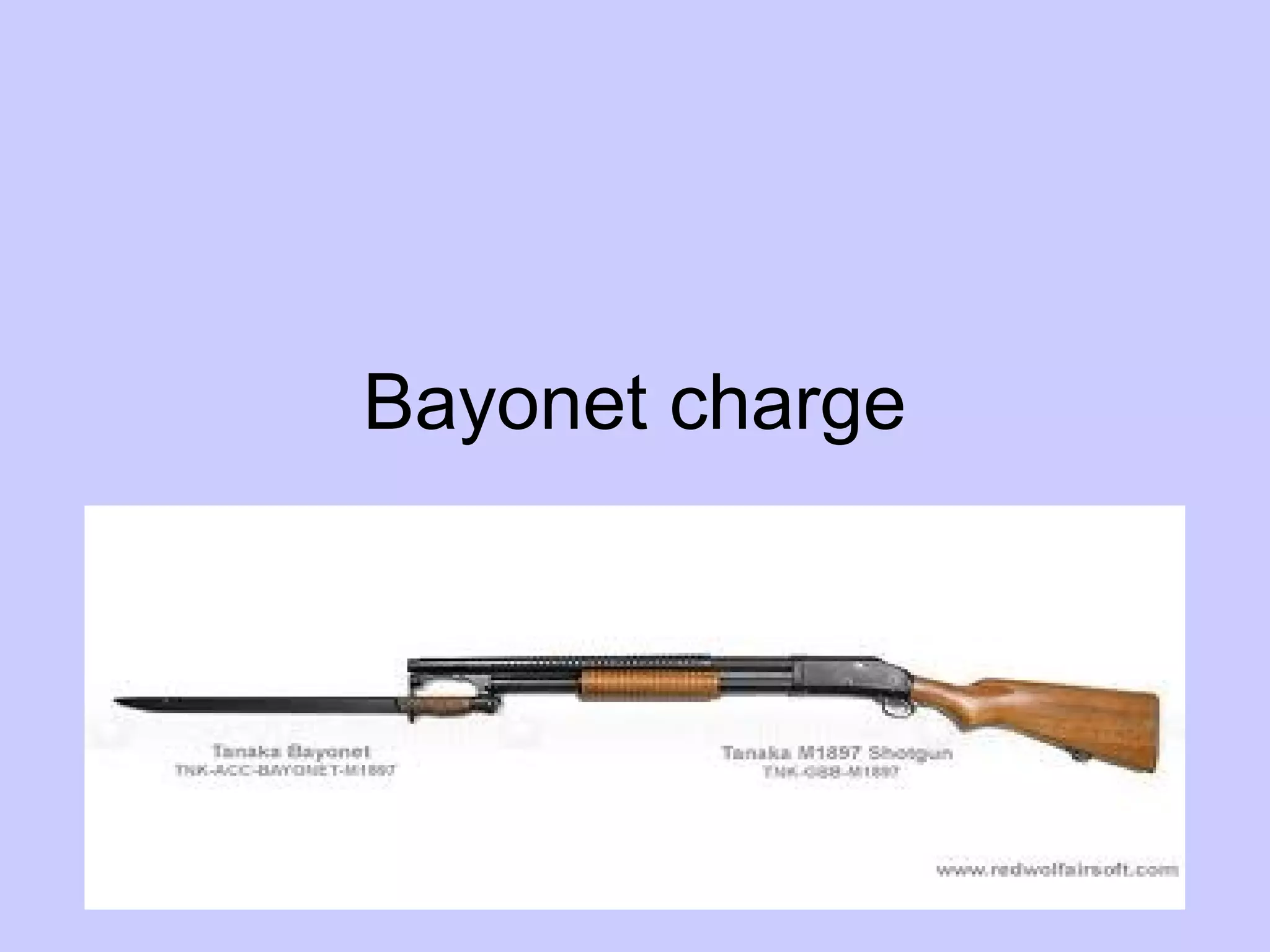 Bayonet charge | PPT