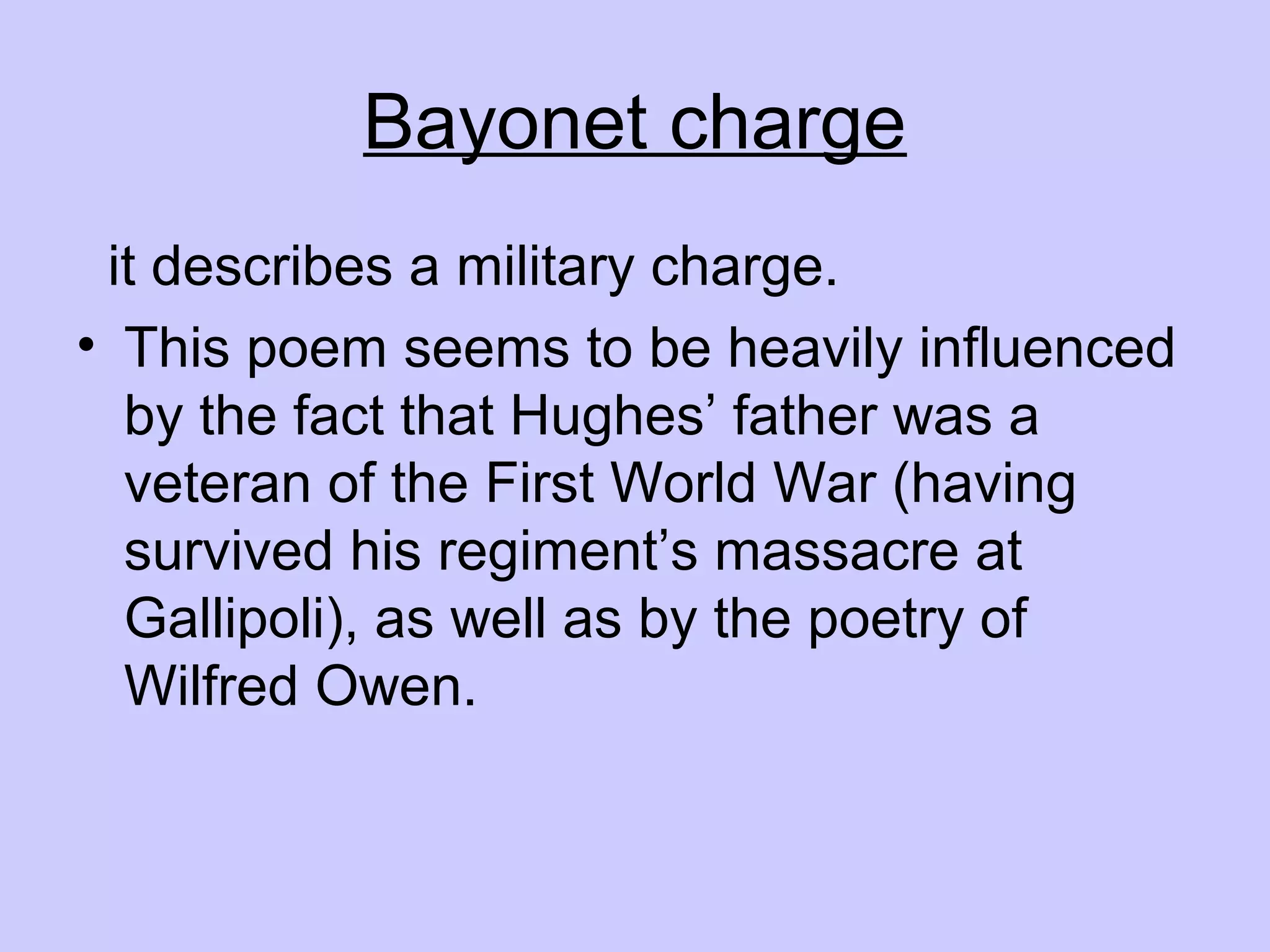 Bayonet charge | PPT