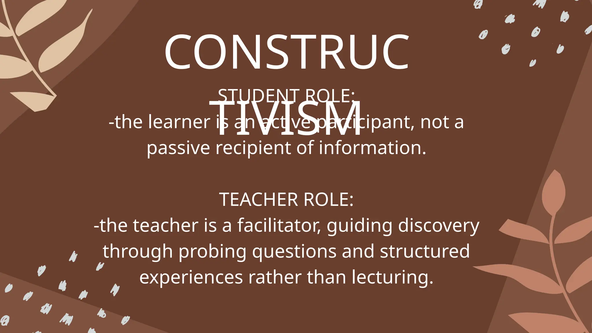 Constructivism in teaching mathematics in Shool | PPTX