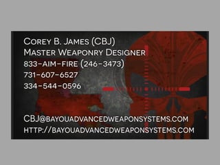 Bayou advancedweaponsystems 2019_catalog_baw_cbj_ | PPT