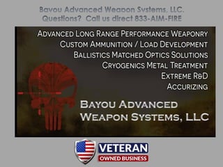 Bayou advancedweaponsystems 2019_catalog_baw_cbj_ | PPT
