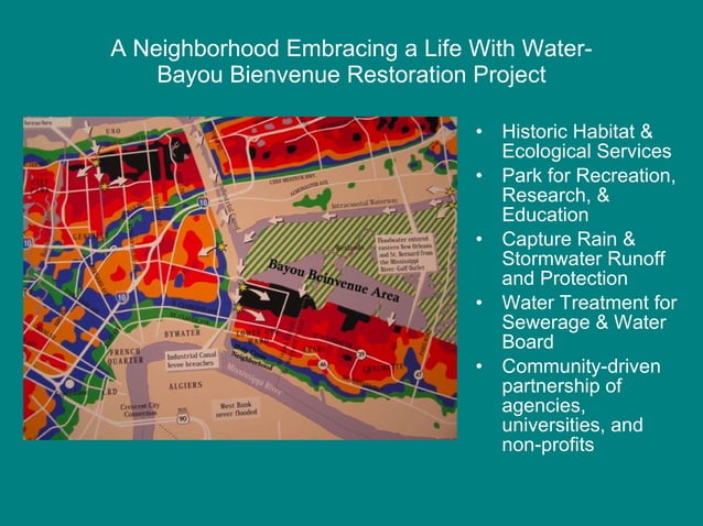 Bayou Bienvenue Restoration: A Truly Community-Driven Project | PPT