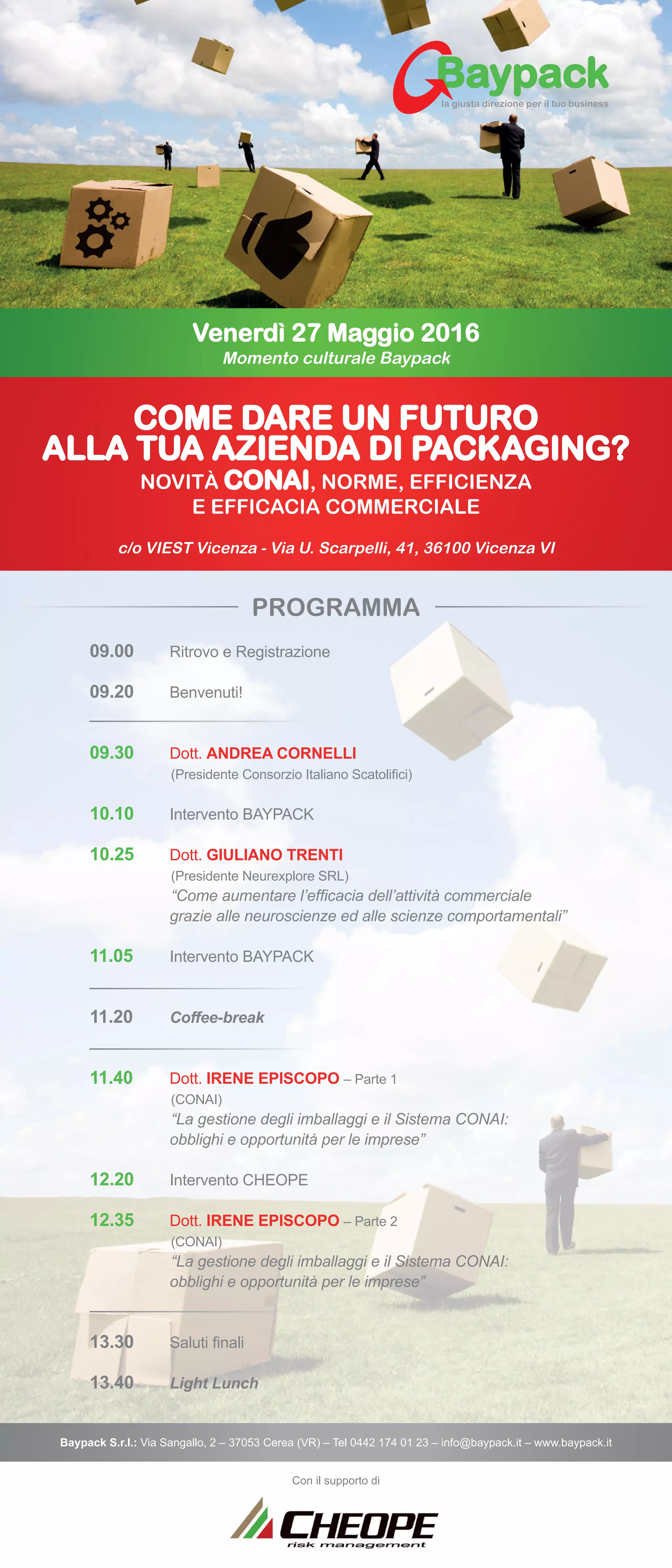 Baypack invito evento_27_maggio | PDF | Logistics | Business