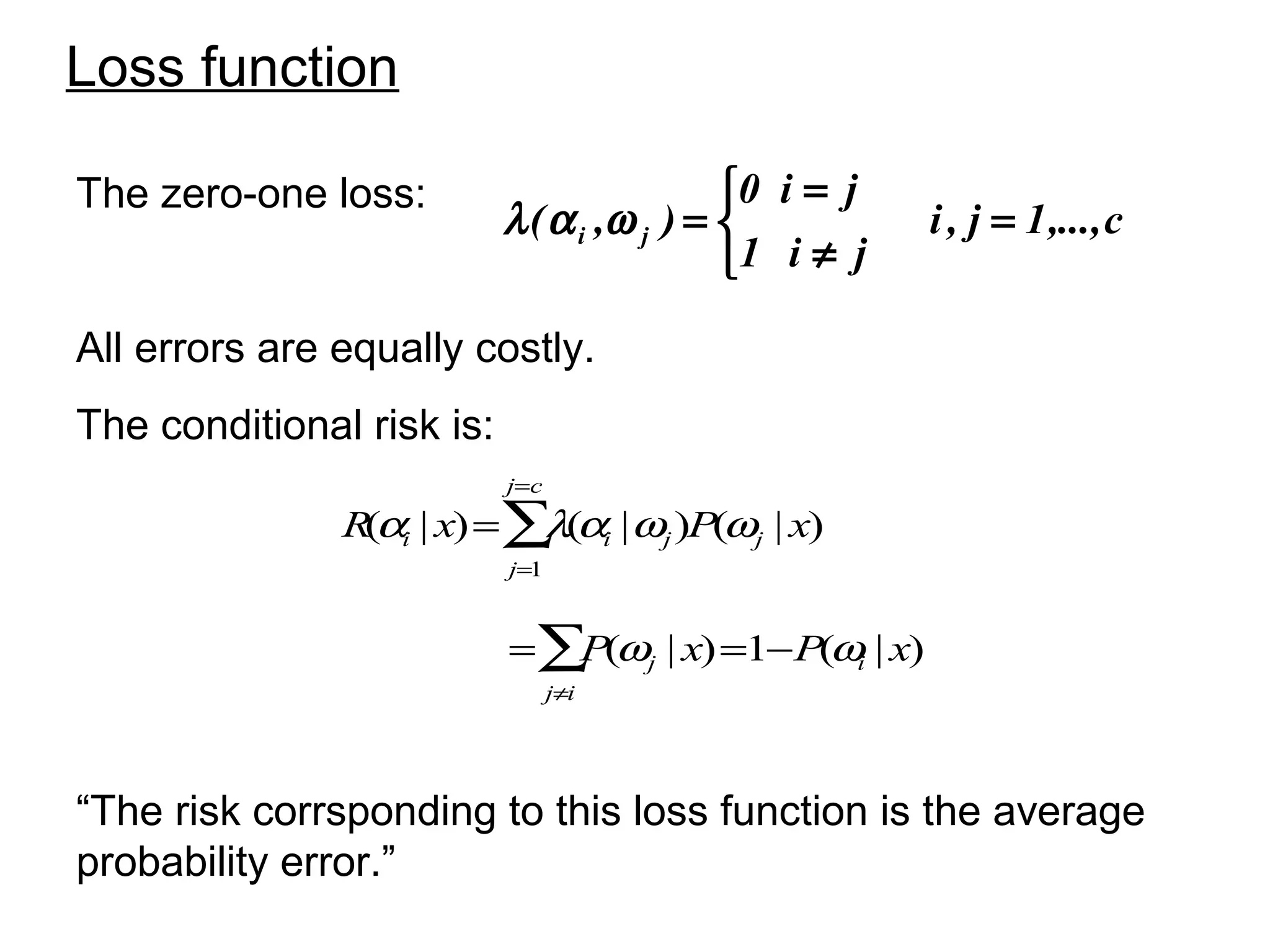 Bayseian decision theory | PPT