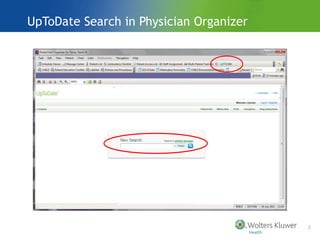Maximizing UpToDate® for evidence-based answers at the point-of-care | PPTX
