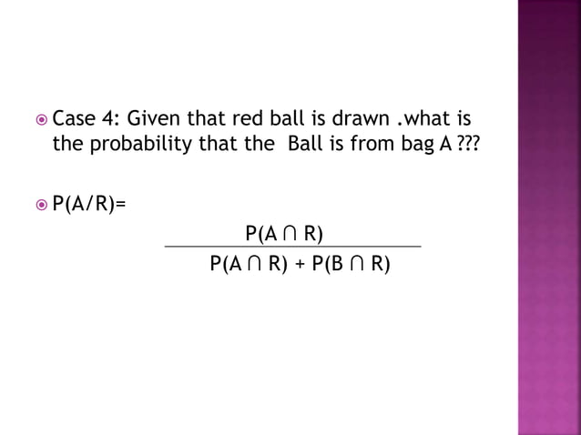 Bays theorem of probability | PPTX