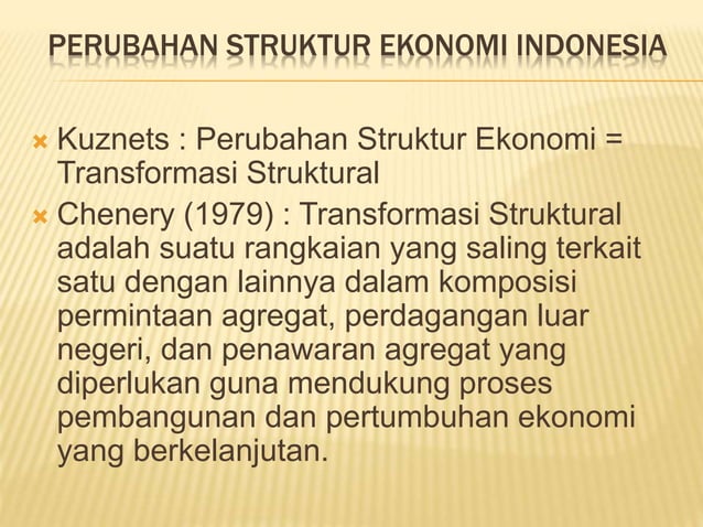 6 perubahan struktur ekonomi | PPT