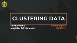 Clustering data with kmeans cluster.pptx