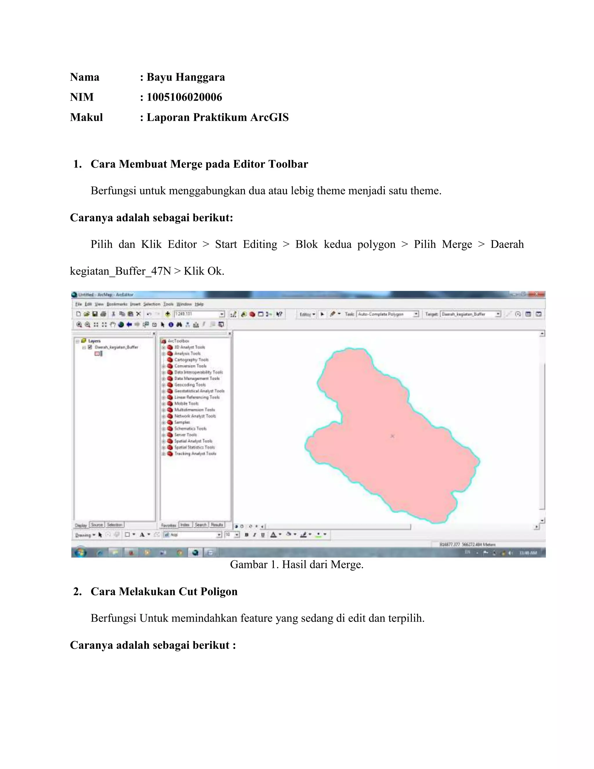 modul arcGIS | PDF