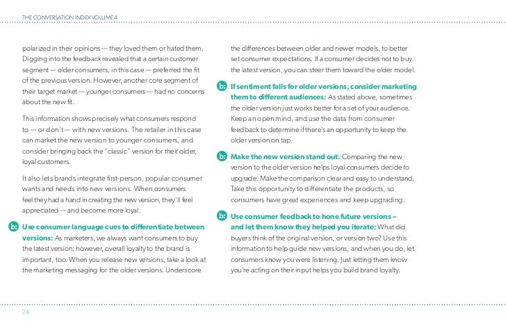 The Conversation Index Volume 4