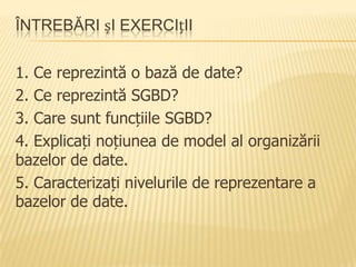 Baza de date | PPTX