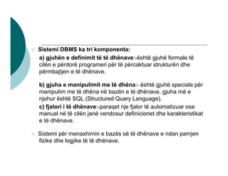 Bazat e te dhenave | PDF