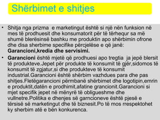 Bazat e marketingut punimi i produktit | PPT