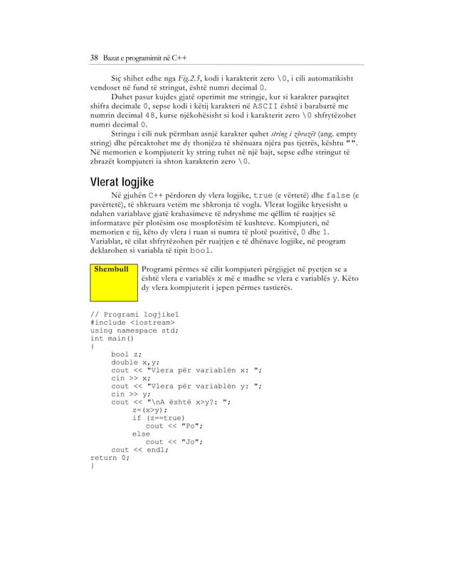 Bazat e programimit ne C++ (agni dika) | PDF