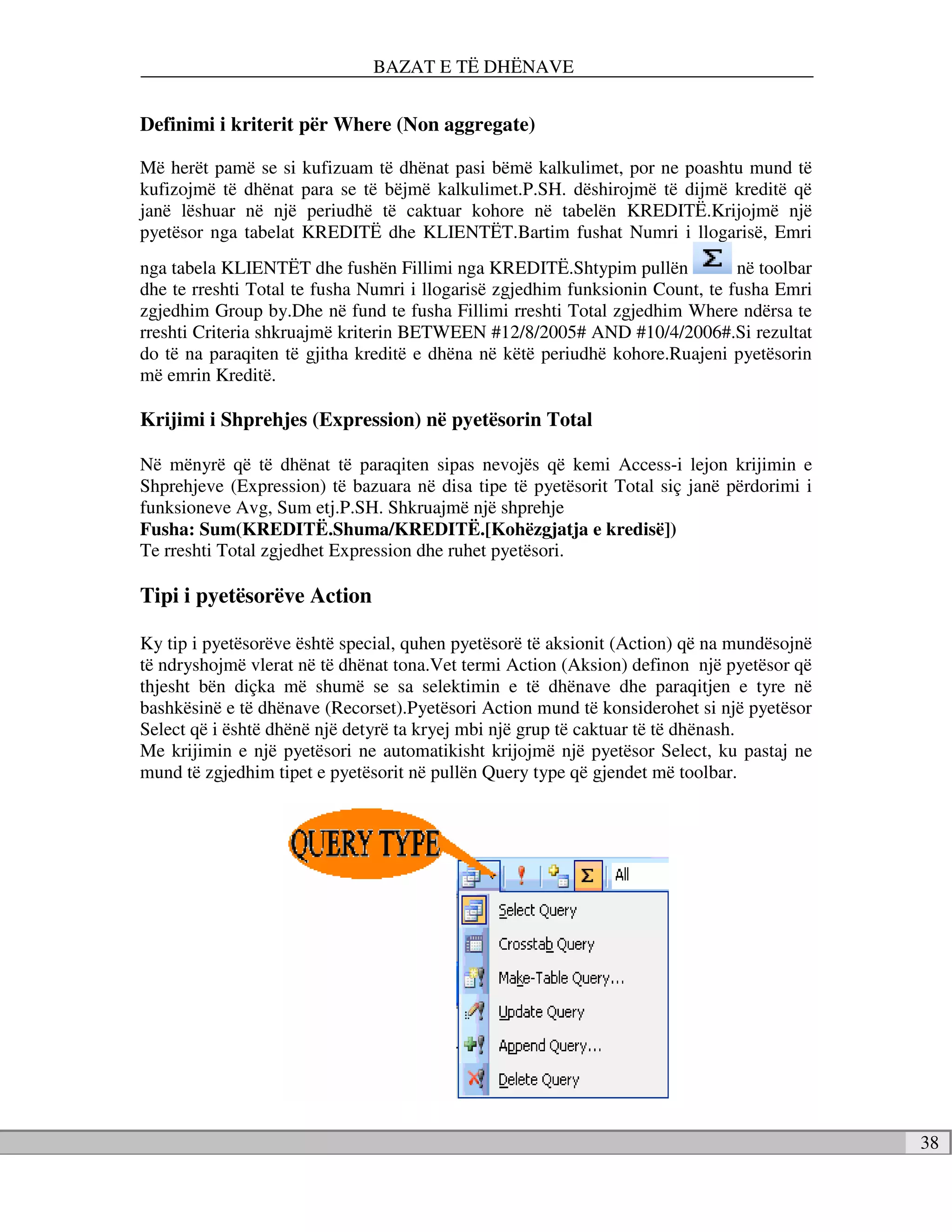 Bazat e Te Dhenave - ACCESS | PDF